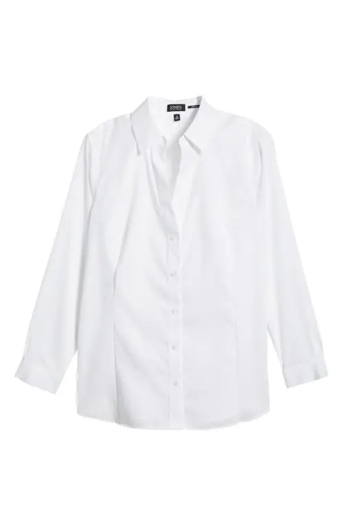 Jones New York Cotton Shirt - White