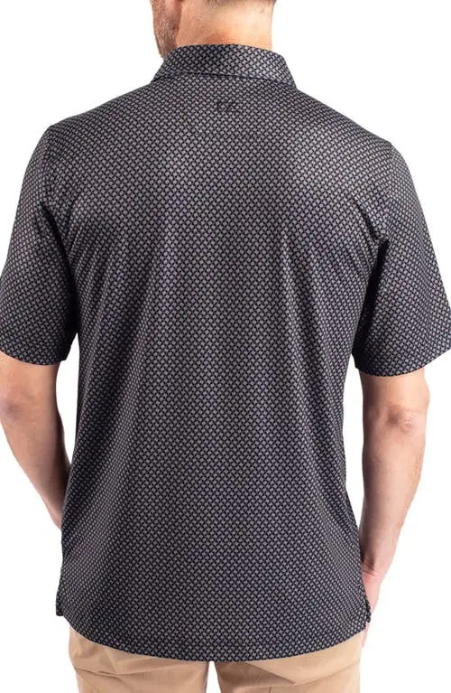 Cutter & Buck Geo Pattern Performance Polo - Black
