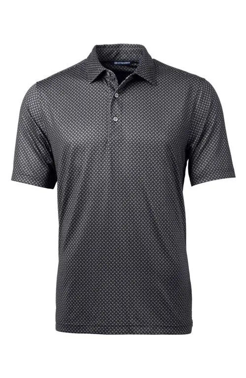 Cutter & Buck Geo Pattern Performance Polo - Black