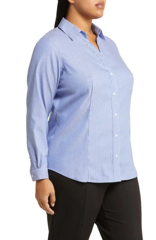 jones new york dress shirt Jones New York Men's Stretch Slim Fit Dress Shirt - L 34/35
