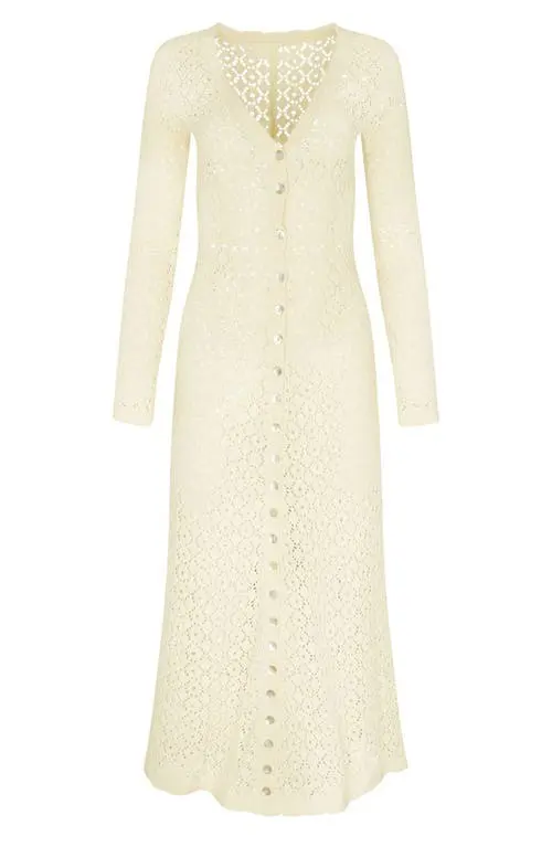 CAPITTANA Alexandra Long Sleeve Cover-up Maxi Dress