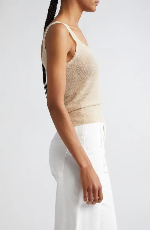 Eleventy Metallic Knit Tank