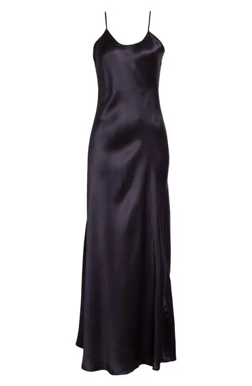 Eleventy Silk Charmeuse Slip Dress