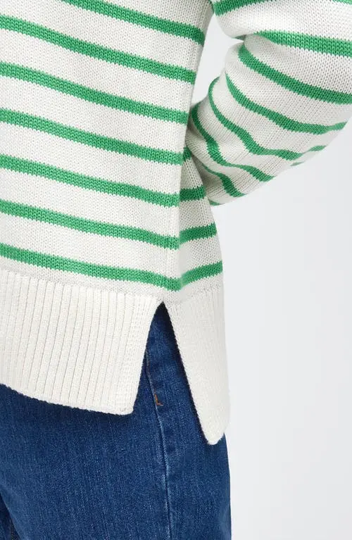 Barbour Oakfield Striped Cotton Sweater