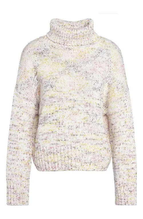 Barbour Marled Cotton-blend Turtleneck Sweater