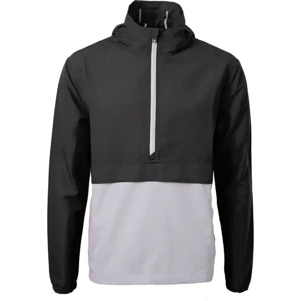 Cutter & Buck Charter Anorak Jacket - Black/polished