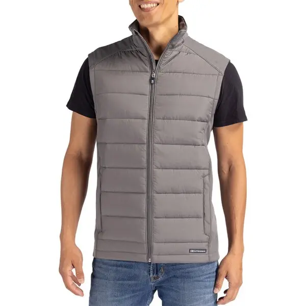 Cutter & Buck Evoke Hybrid Softshell Vest - Elemental Grey