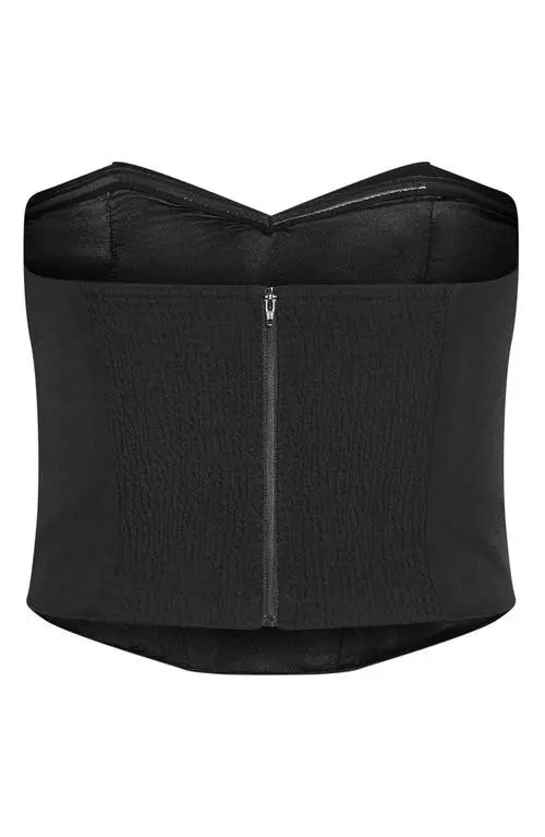 City Chic Alexis Strapless Corset Top