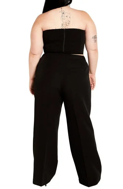 City Chic Alexis Strapless Corset Top