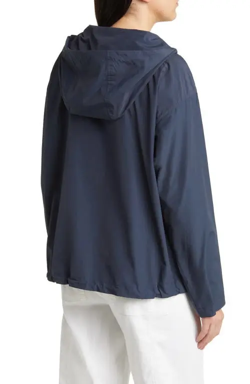 Eileen Fisher Hooded Cotton-blend Jacket