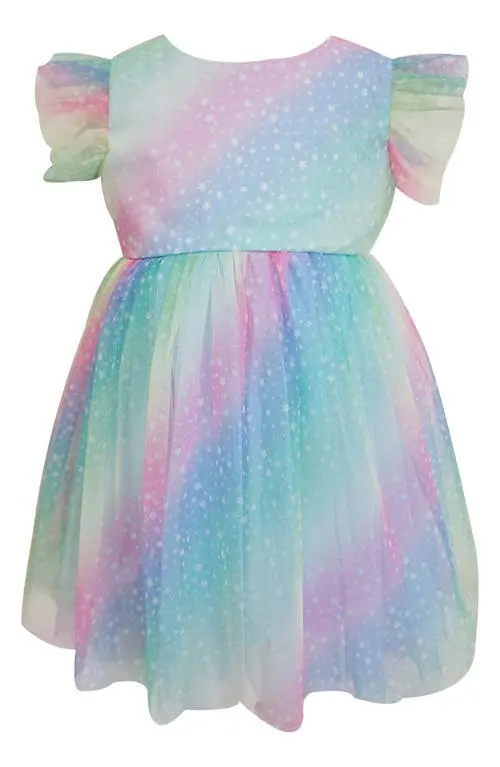 POPATU Tulle Starry Print Dress