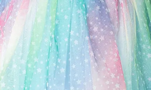 POPATU Tulle Starry Print Dress