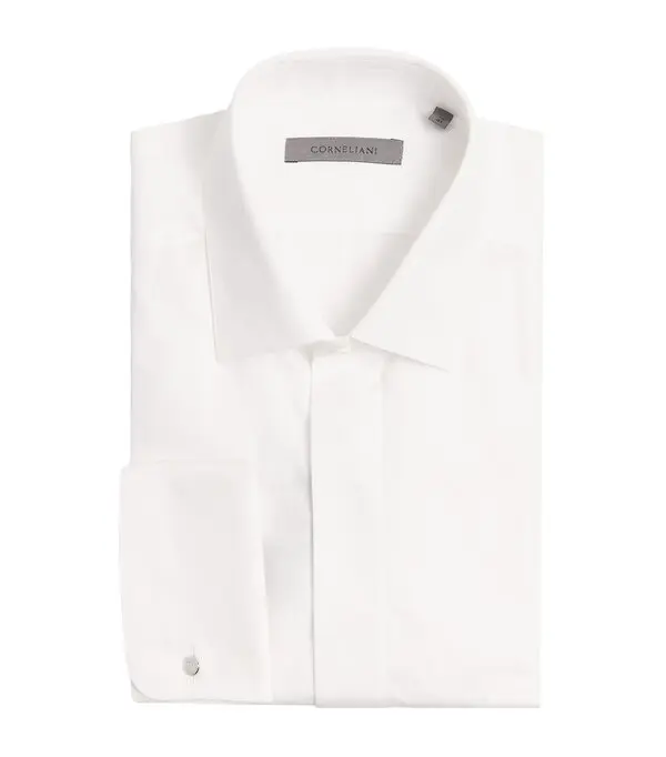 Corneliani Cotton Evening Shirt - White