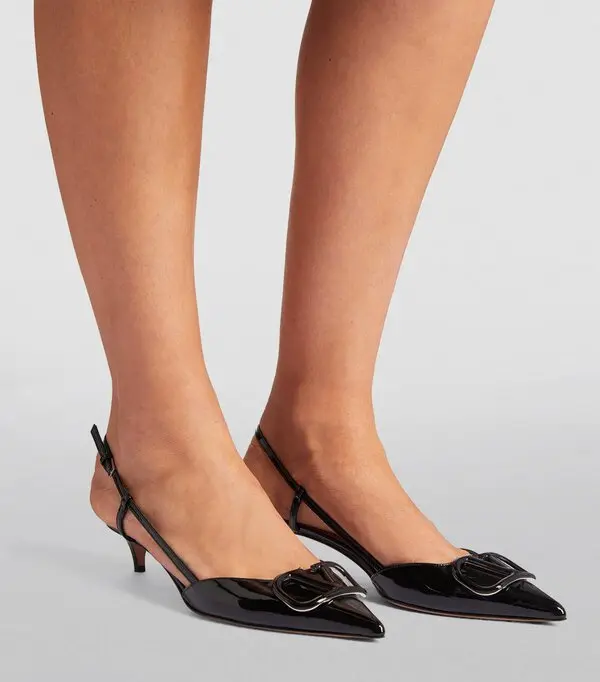 Valentino Garavani Slingback Heels - Black