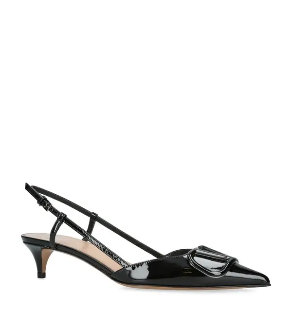 Valentino Garavani Slingback Heels - Black