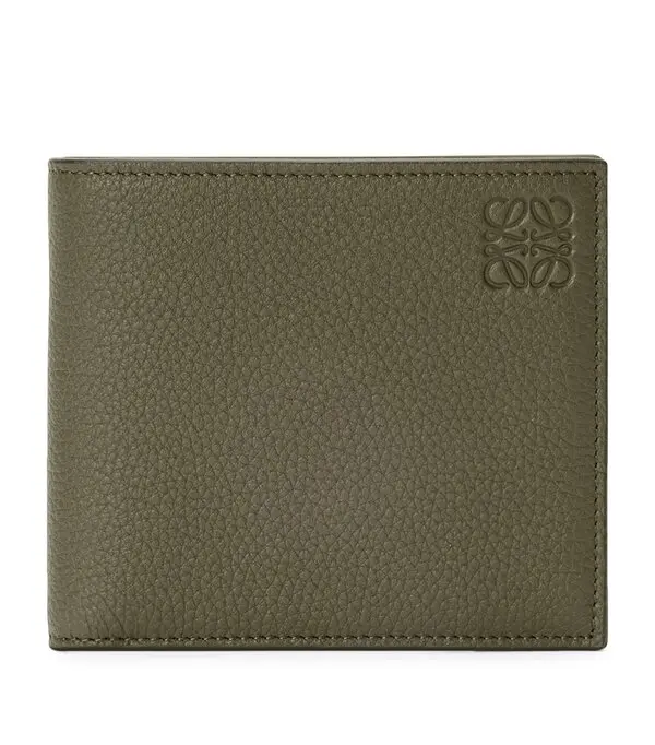 Loewe Leather Bifold Wallet - Green