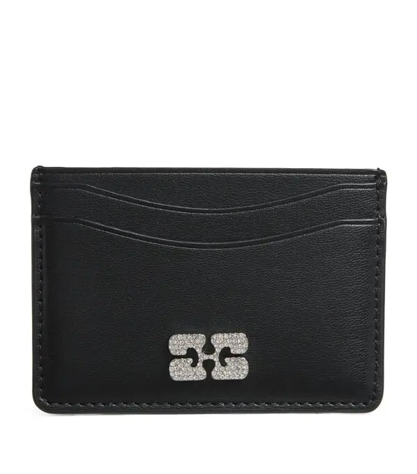 GANNI Recycled Leather Bou Card Holder