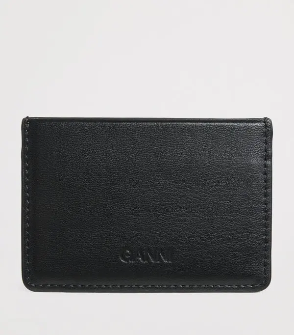 GANNI Recycled Leather Bou Card Holder