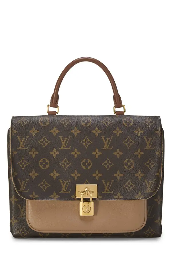 LOUIS VUITTON Monogram Marignan Satchel - Brown