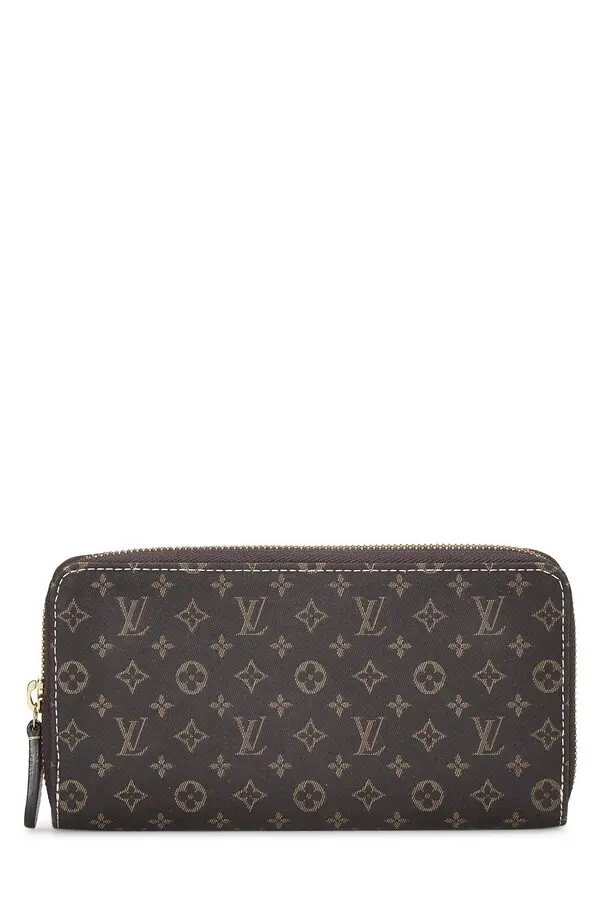 LOUIS VUITTON Monogram Idylle Zippy Wallet - Brown