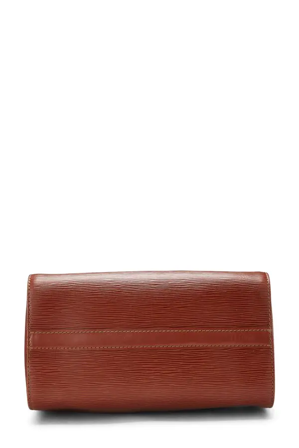 LOUIS VUITTON Speedy 25 Cannelle Epi Leather Handheld Bag