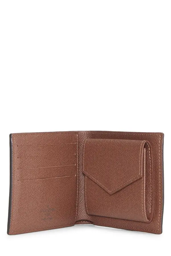 LOUIS VUITTON Monogram Canvas Marco Nm Wallet - Brown