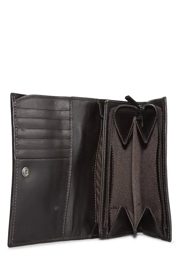 Fendi Zucchino Canvas Compact Wallet