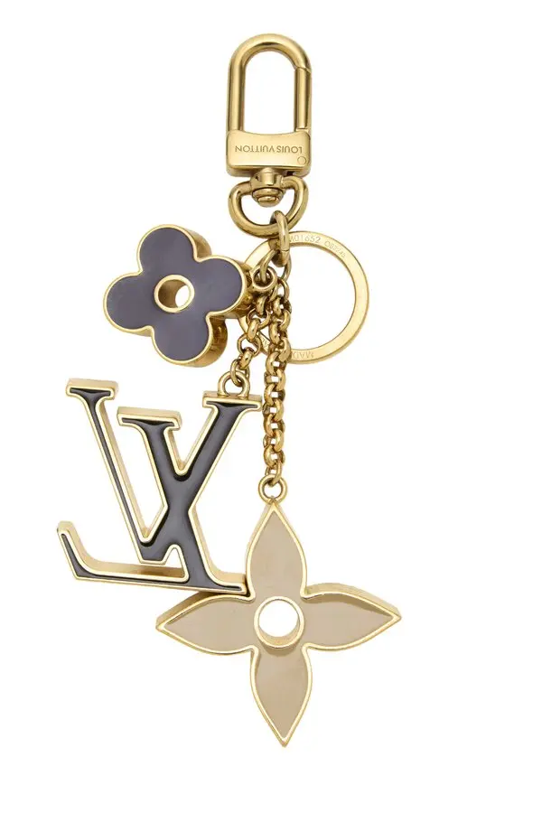 LOUIS VUITTON Fleur De Monogram Bag Charm