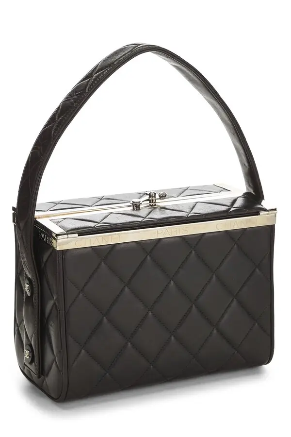Chanel Quilted Lambskin Box Vanity