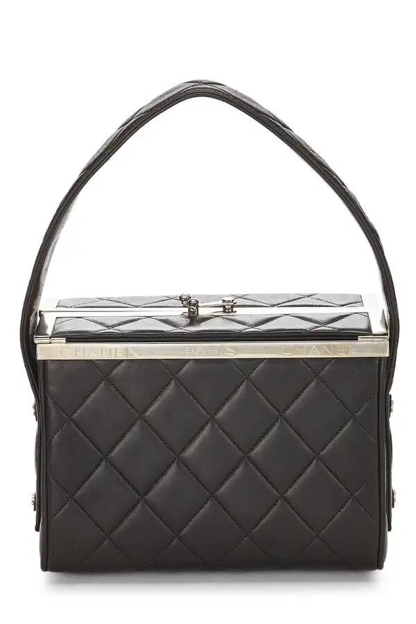 Chanel Quilted Lambskin Box Vanity