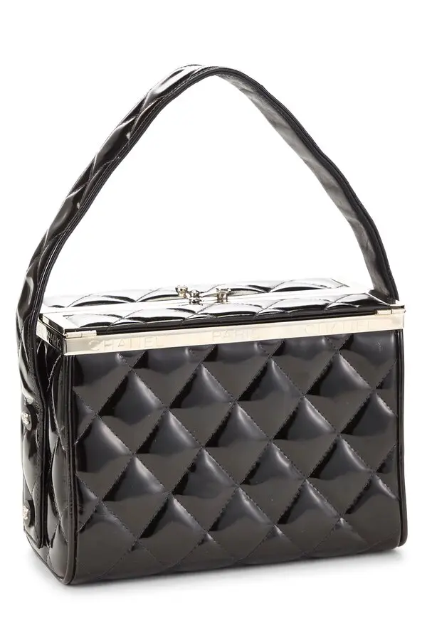 Chanel Quilted Lambskin Box Vanity