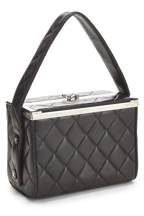 Chanel Quilted Lambskin Box Vanity