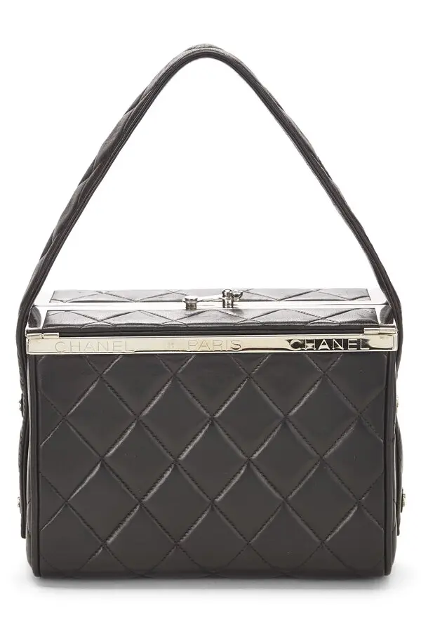 Chanel Quilted Lambskin Box Vanity