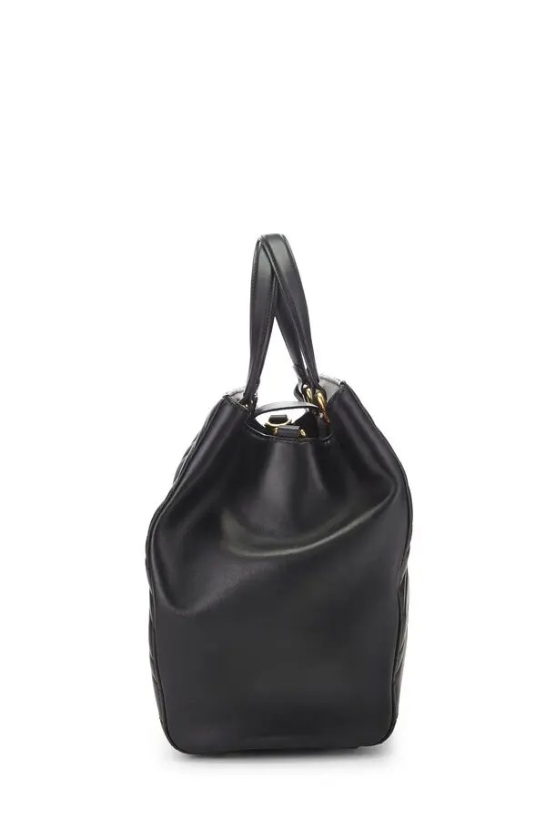 Gucci Leather Gg Marmont Top Handle Bag