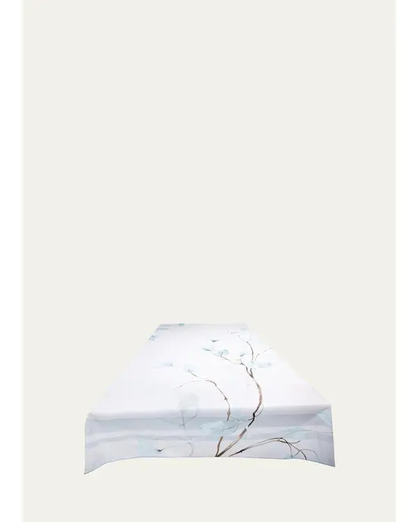 THE LINO Japan Tablecloth, 71" X 125 - Ltblue