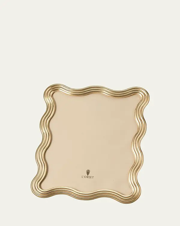 L'Objet Ripple Frame, 8" X 10 - Gold