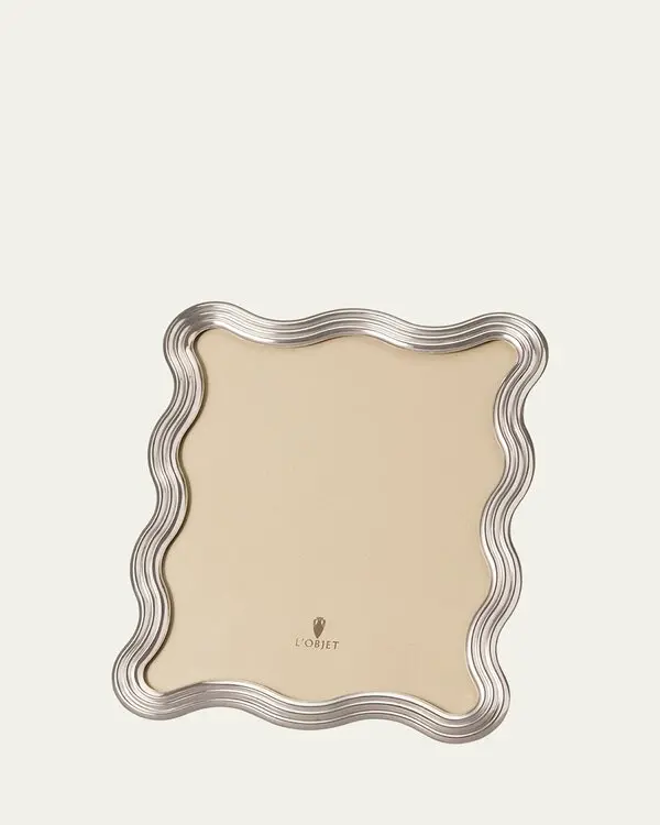 L'Objet Ripple Frame, 8" X 10 - Platinum