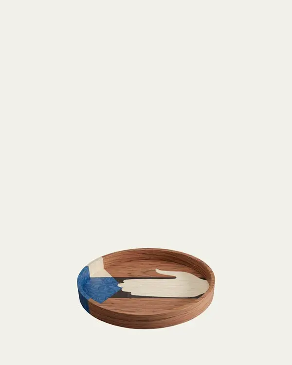 L'Objet Edgar Oval Tray - Multi