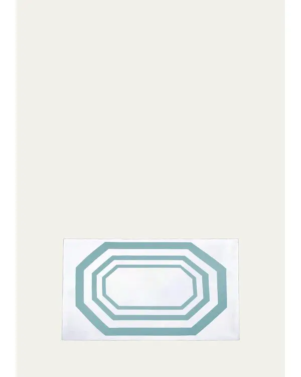 THE LINO Essential Rectangle Tablecloth, 71" X 144 - Ltblue
