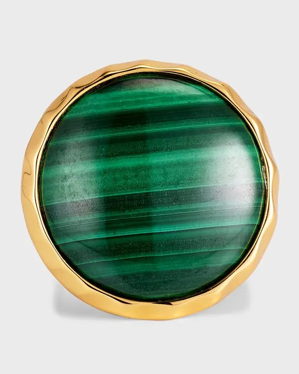Nest Jewelry Adjustable Ring - Malachite