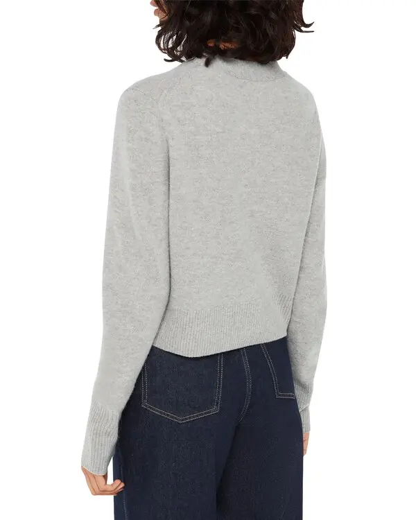 Whistles Cropped Wool Cardigan