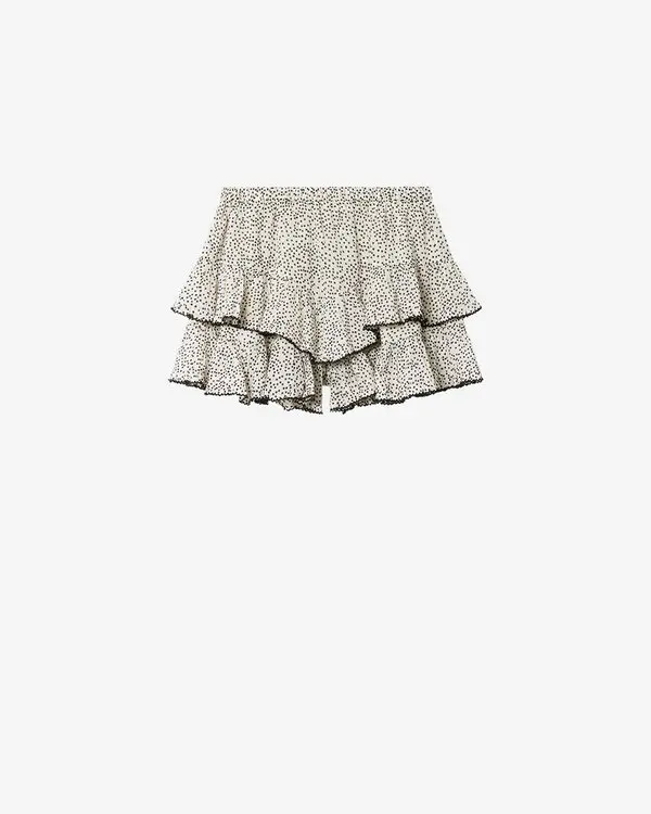 MARANT ETOILE Jocadia Shorts - Ecru/black