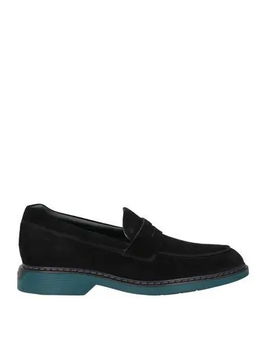 Hogan Leather Penny Loafers - Black