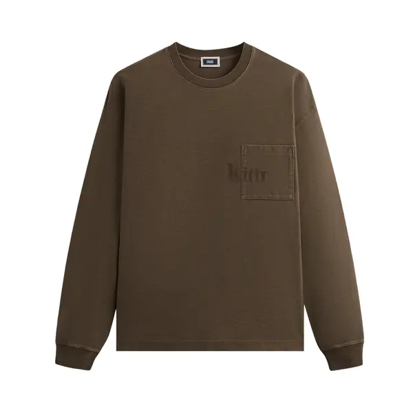 Kith Long-sleeve Quinn Tee 'marl - Brown