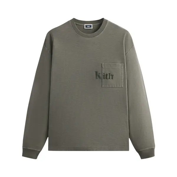 Kith Long-sleeve Quinn Tee 'haze - Green