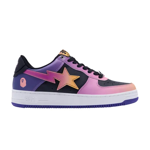 A BATHING APE Sta #7 Gradient Sneakers - Purple