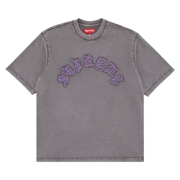 Supreme Old English Top - Grey