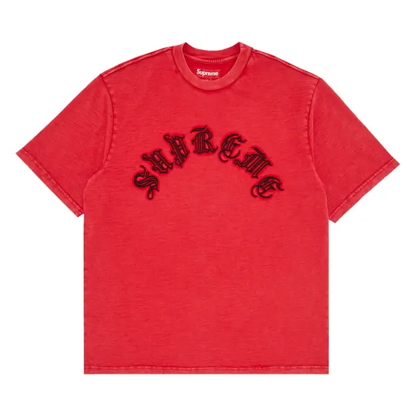 Supreme Old English Short-sleeve Top - Red