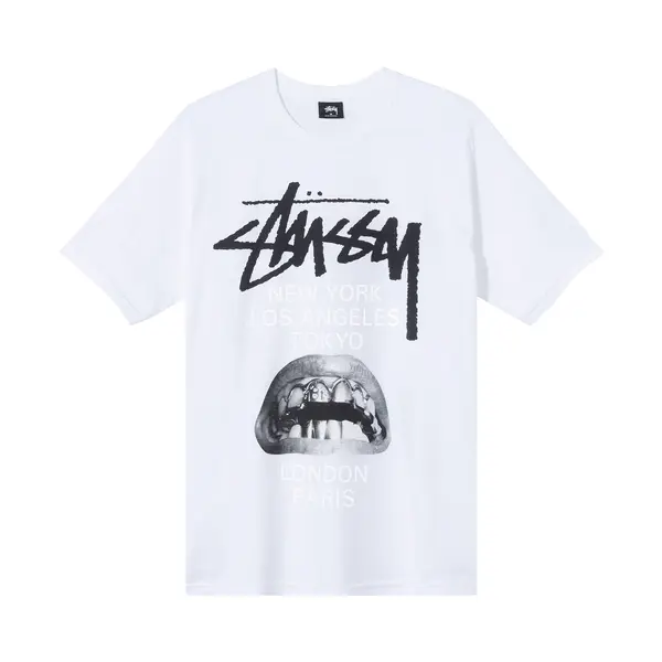 StÜssy X Rick Owens World Tour Collection T-shirt - White