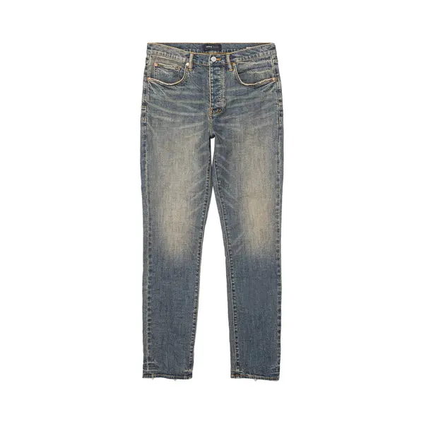 PURPLE BRAND Vintage Aged Slim Denim - Blue